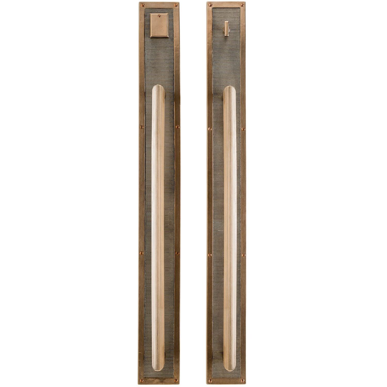 Flute Push/Pull Set - 3 9/16" x 34 1/8" | Rocky Mountain Hardware