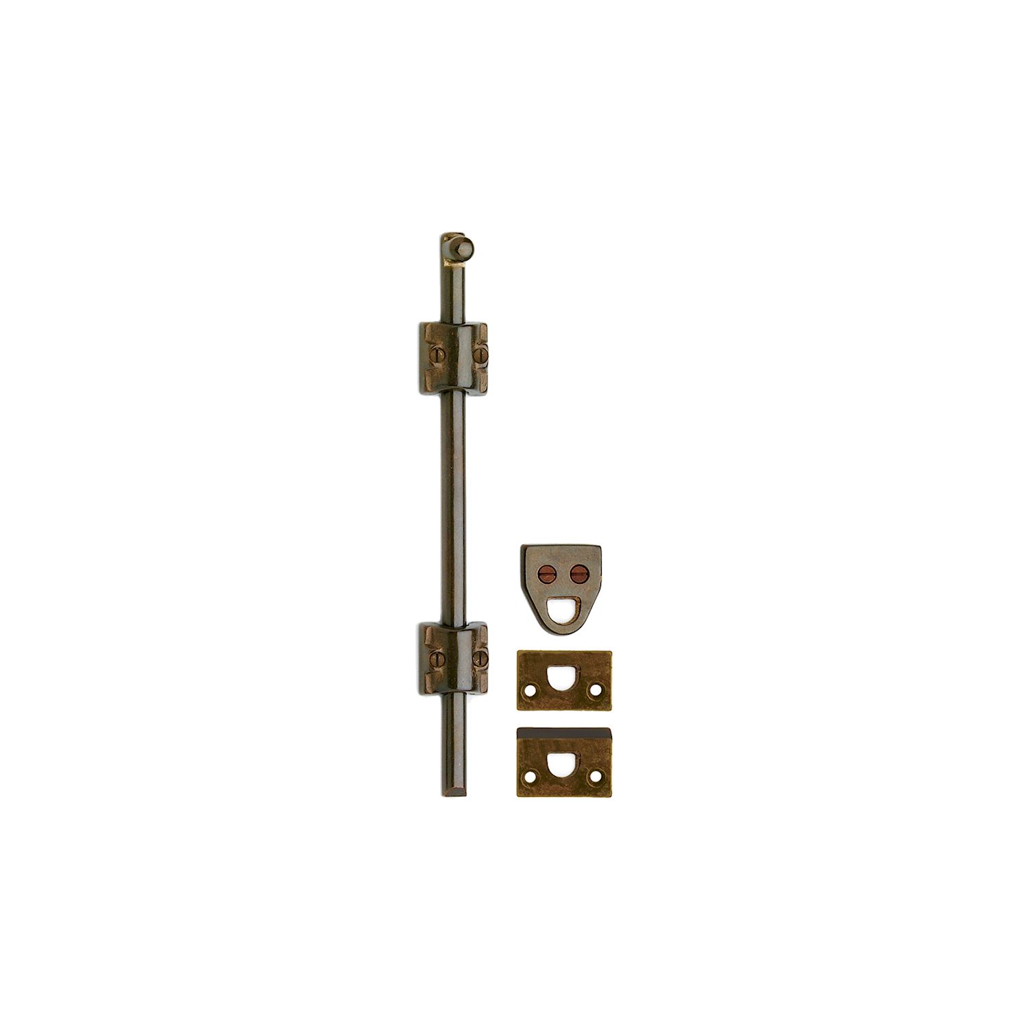 Mini Surface Bolt - with Square Mounting Bracket and 3/8" Bolt | Rocky ...
