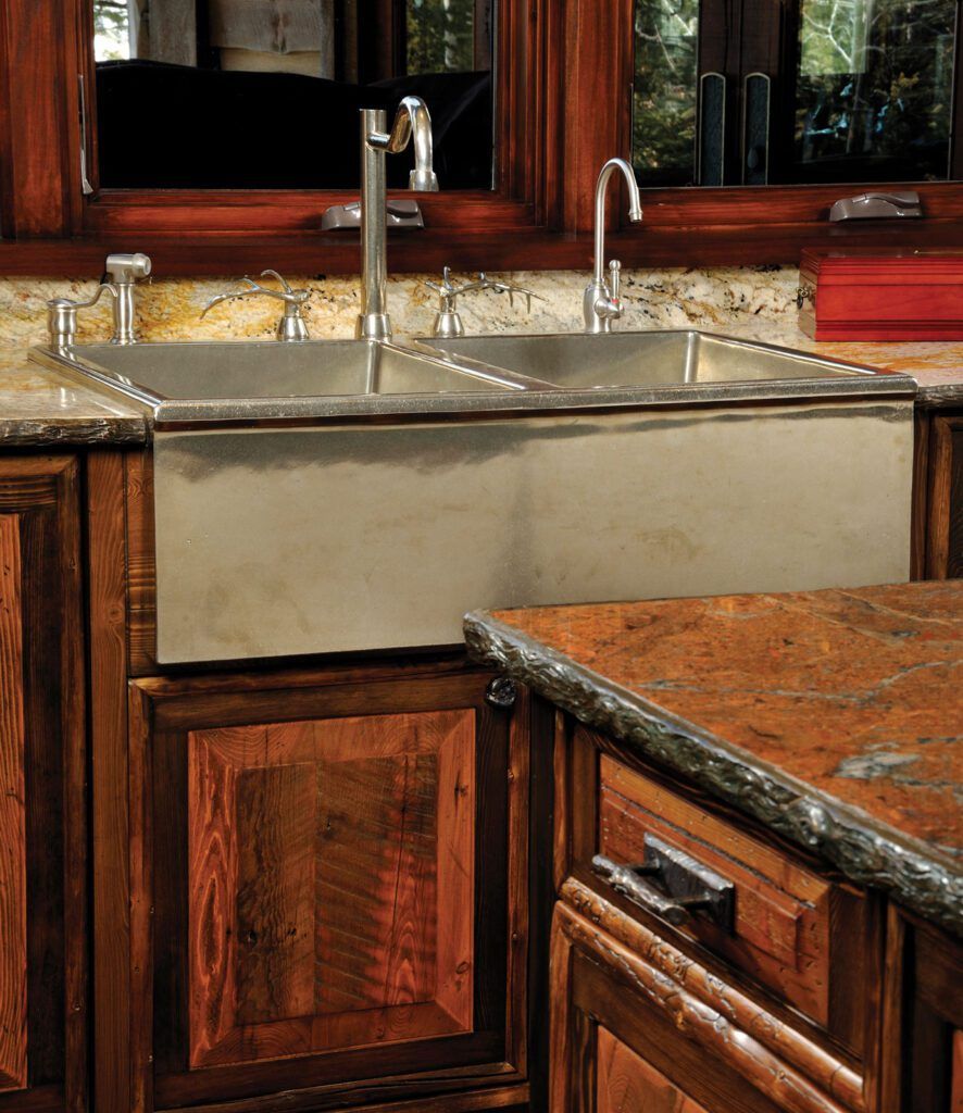 Kitchen Deck Mount Faucet - with Arched Spout | Rocky Mountain Hardware