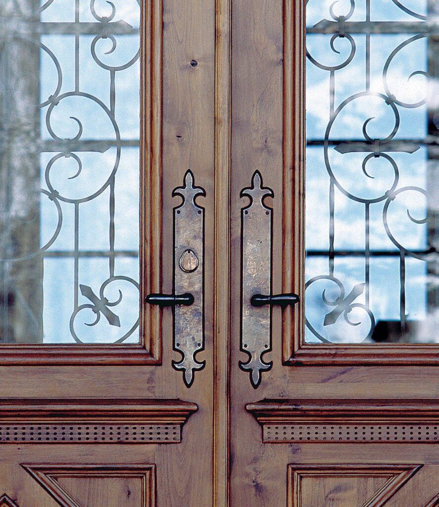 Fleur de Lis Entry Set - 3" x 21" | Rocky Mountain Hardware